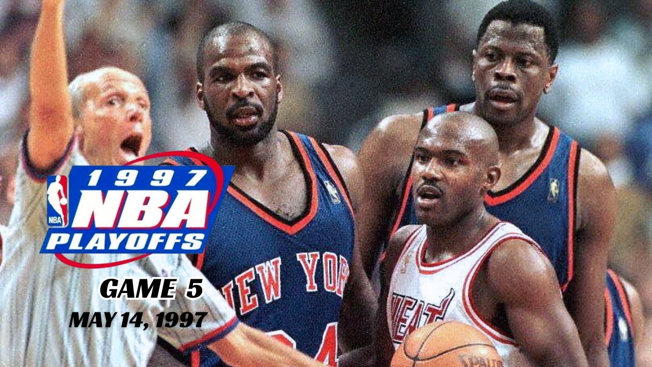 1997 NBA Eastern Conference Semifinals Game 5 New York Knicks @ Miami ...