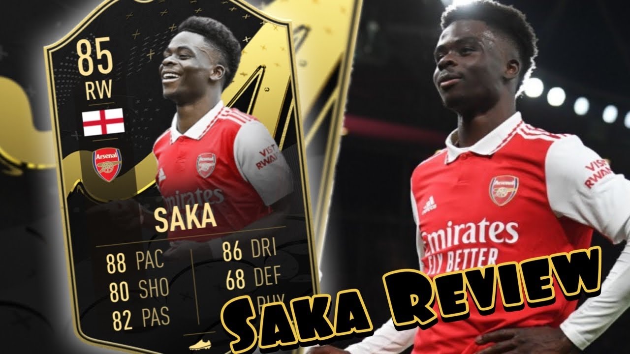 FIFA 23 | SAKA TOTW PLAYER REVIEW! | HE CANT BE 85 RATED! 👀 - YouTube