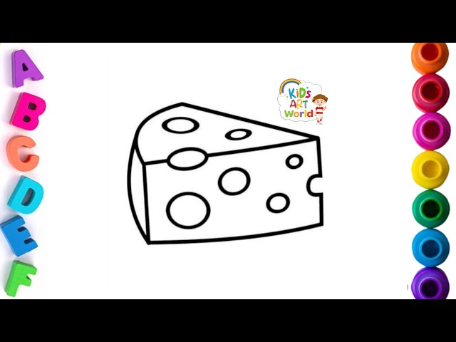 Slice Of Cheese Drawing