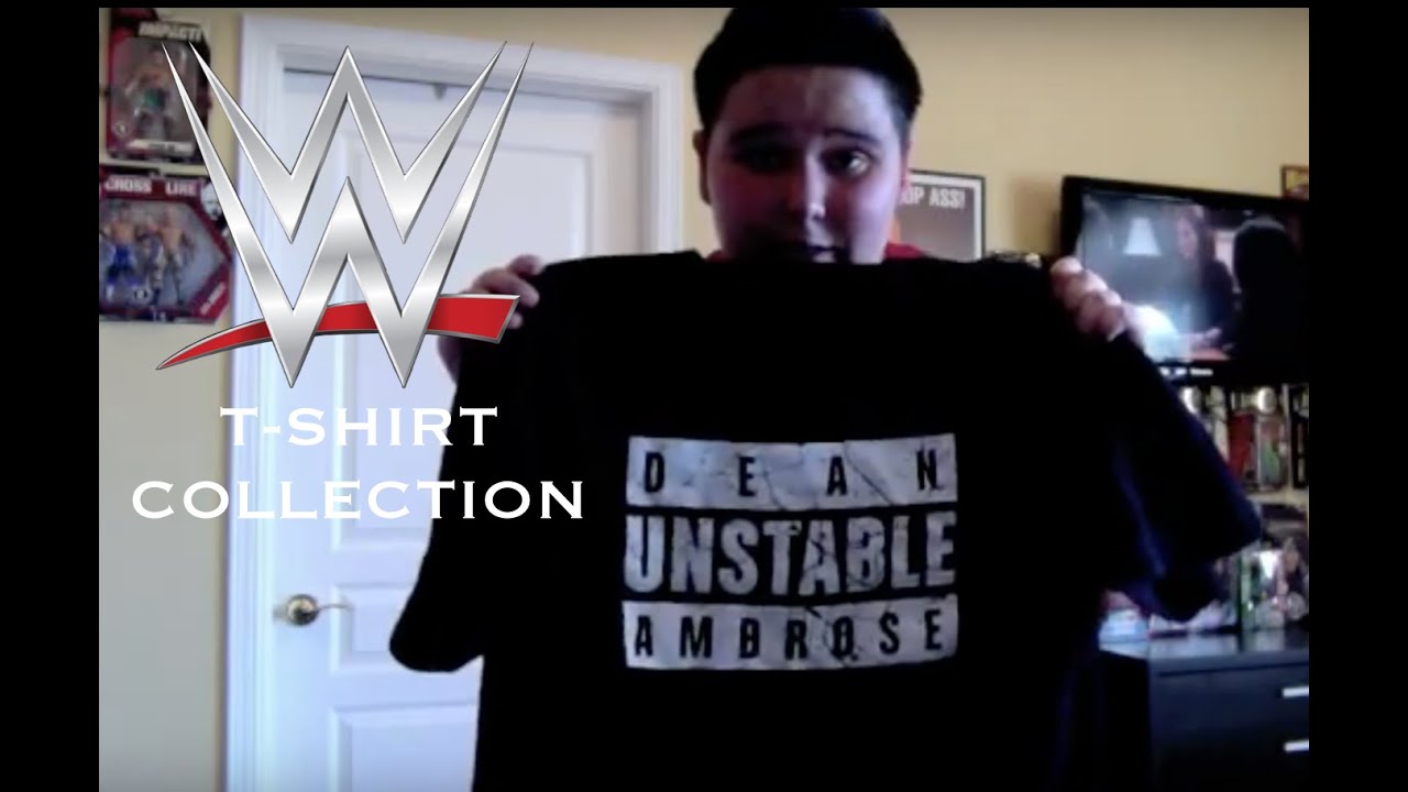 WWE/TNA T Shirt Collection 2014 - YouTube