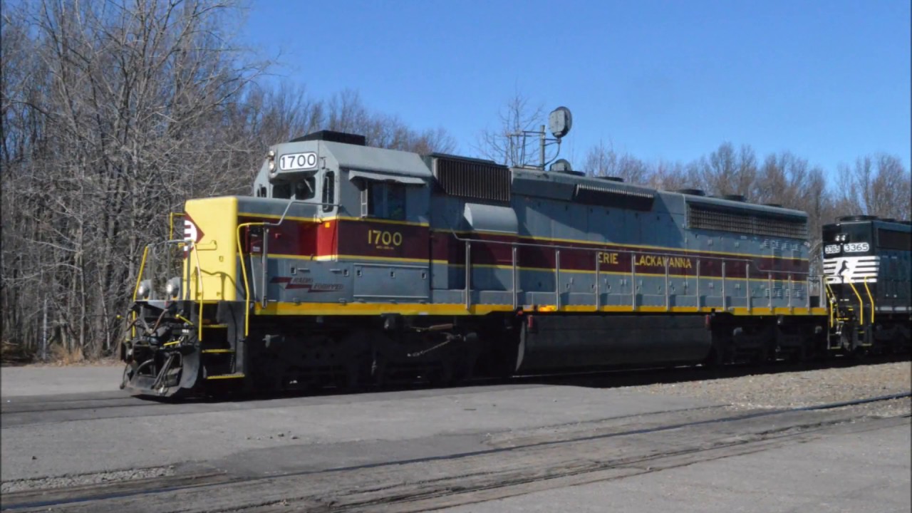 Full HD 60FPS: Conrail Shared Assets JR02 at Port Reading with Erie ...