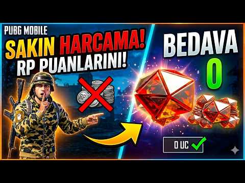 PUBG Mobile Bedava Destansı Amblem Alma! RP Puanlarını Sakın Harcama! #pubgmobile #pubg
