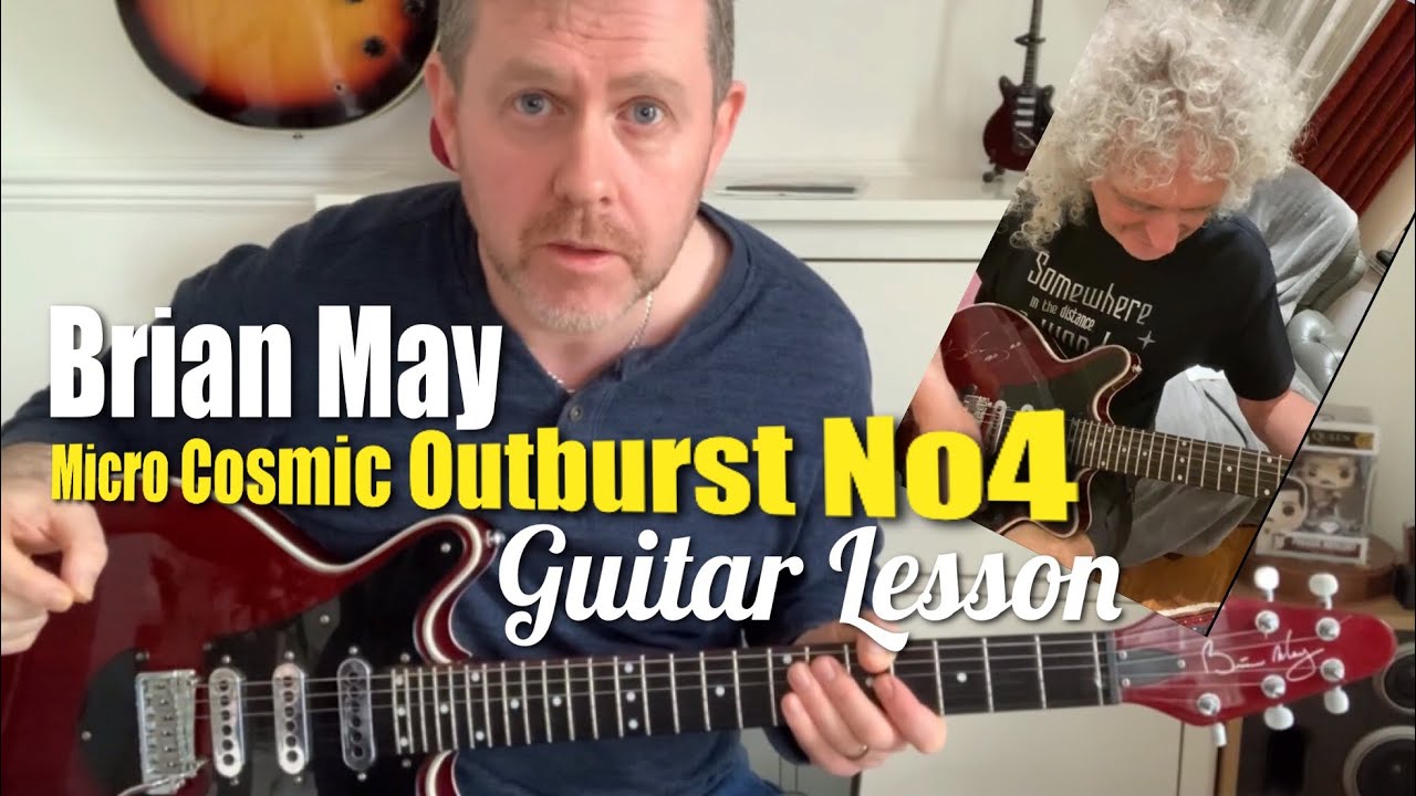 Brian May Micro Cosmic Outburst Number 4 Guitar Lesson (Guitar Tab ...