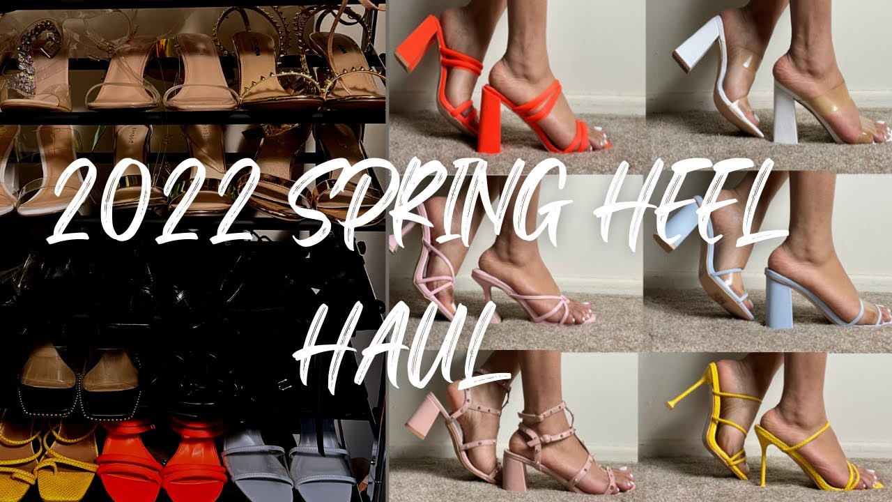 SPRING HEEL HAUL | FOREVER21 | BOOHOO | SHEIN - YouTube