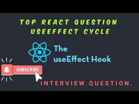 UseEffect in React Js | Discuss about Useeffect hooks in React | React Interview Questions - YouTube
