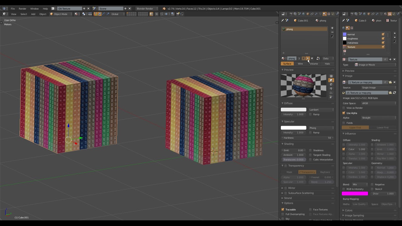 Sansar : Phong Material setup for Blender 2.79 - YouTube