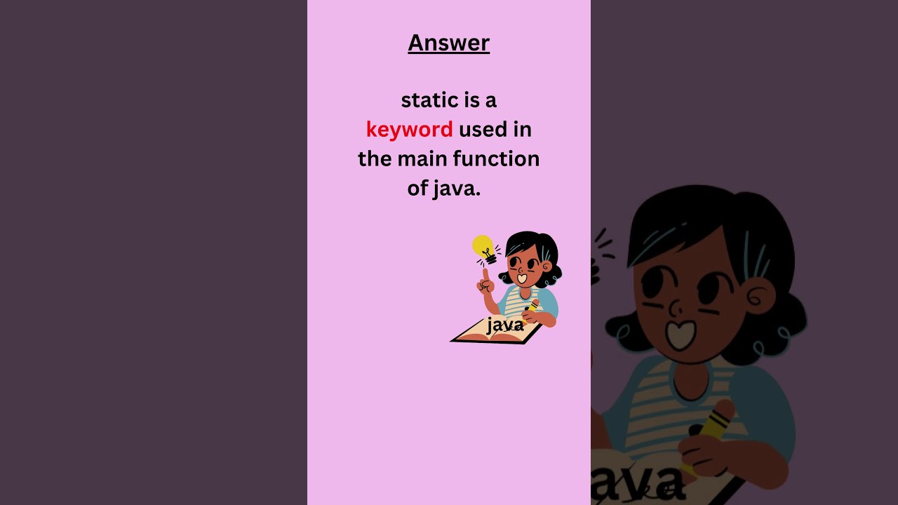 What Is static In Public Static Void Main String Args Most What Is static In Public Static Void Main String Args Most