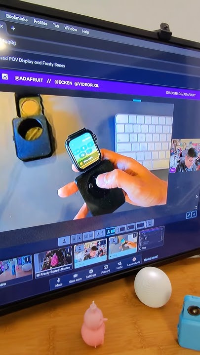 adafruit.com/3dhangouts 462 ANO Pod, Motorized POV Display and Frosty Bones #adafruit ...