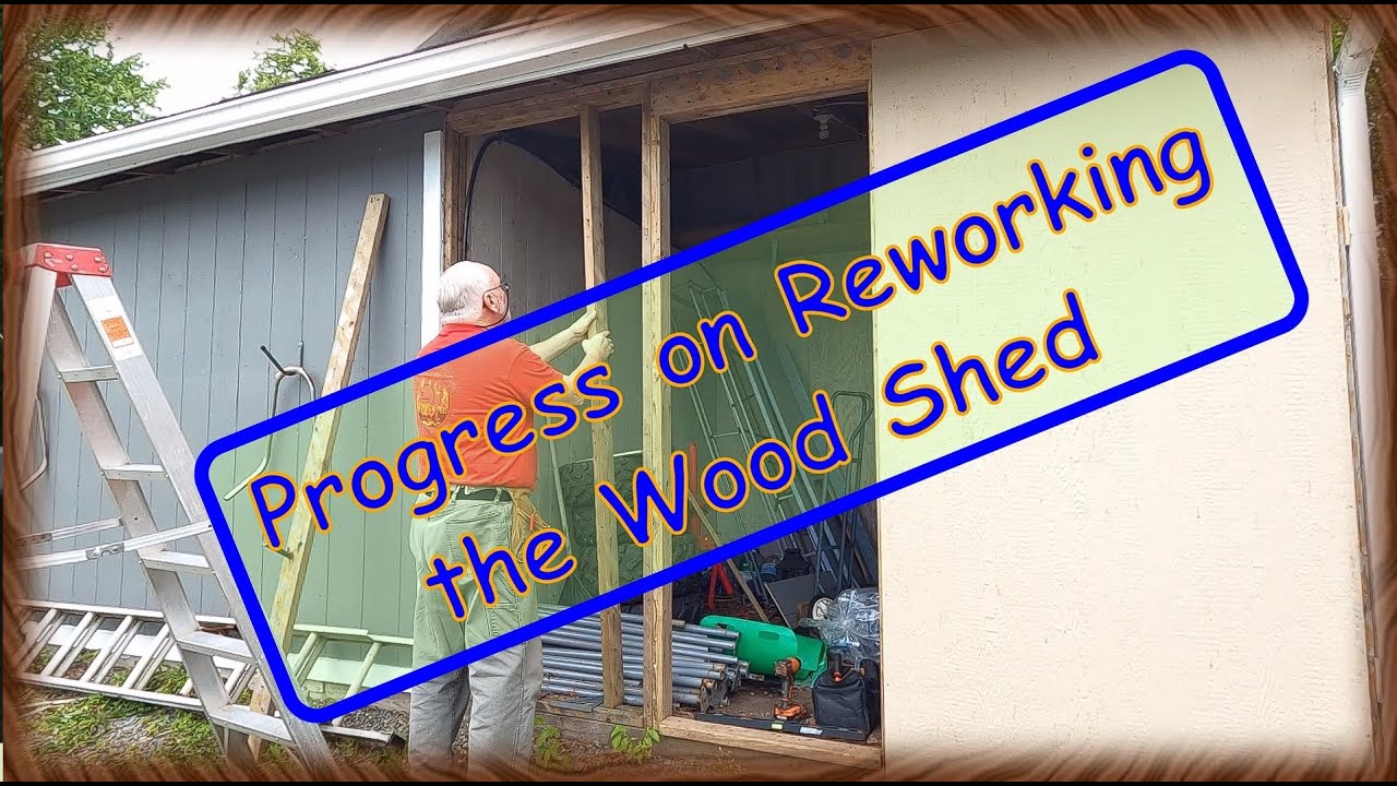 Progress On Reworking the Wood Shed - YouTube