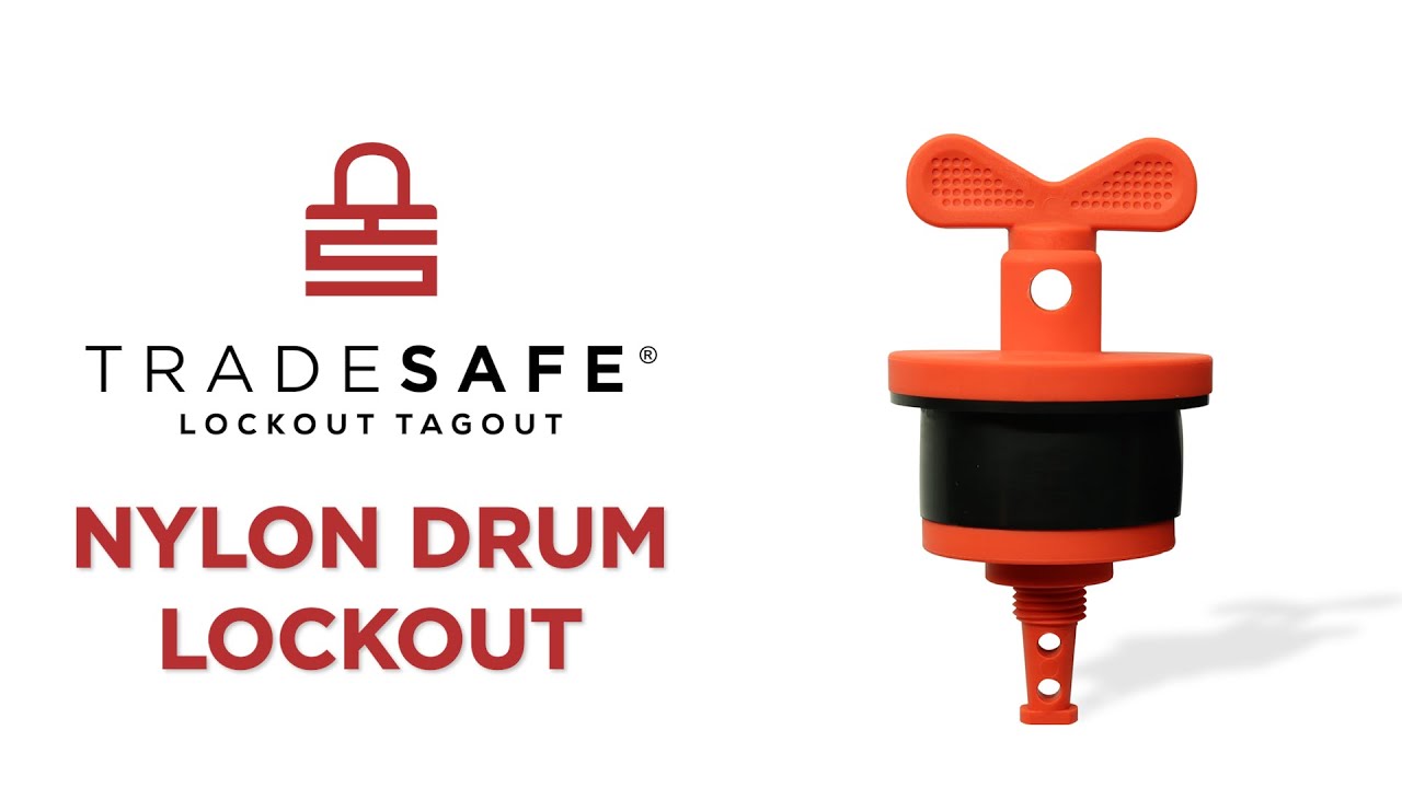 Nylon Drum Lock Security Plug With Rubber Gaskets | TRADESAFE - YouTube