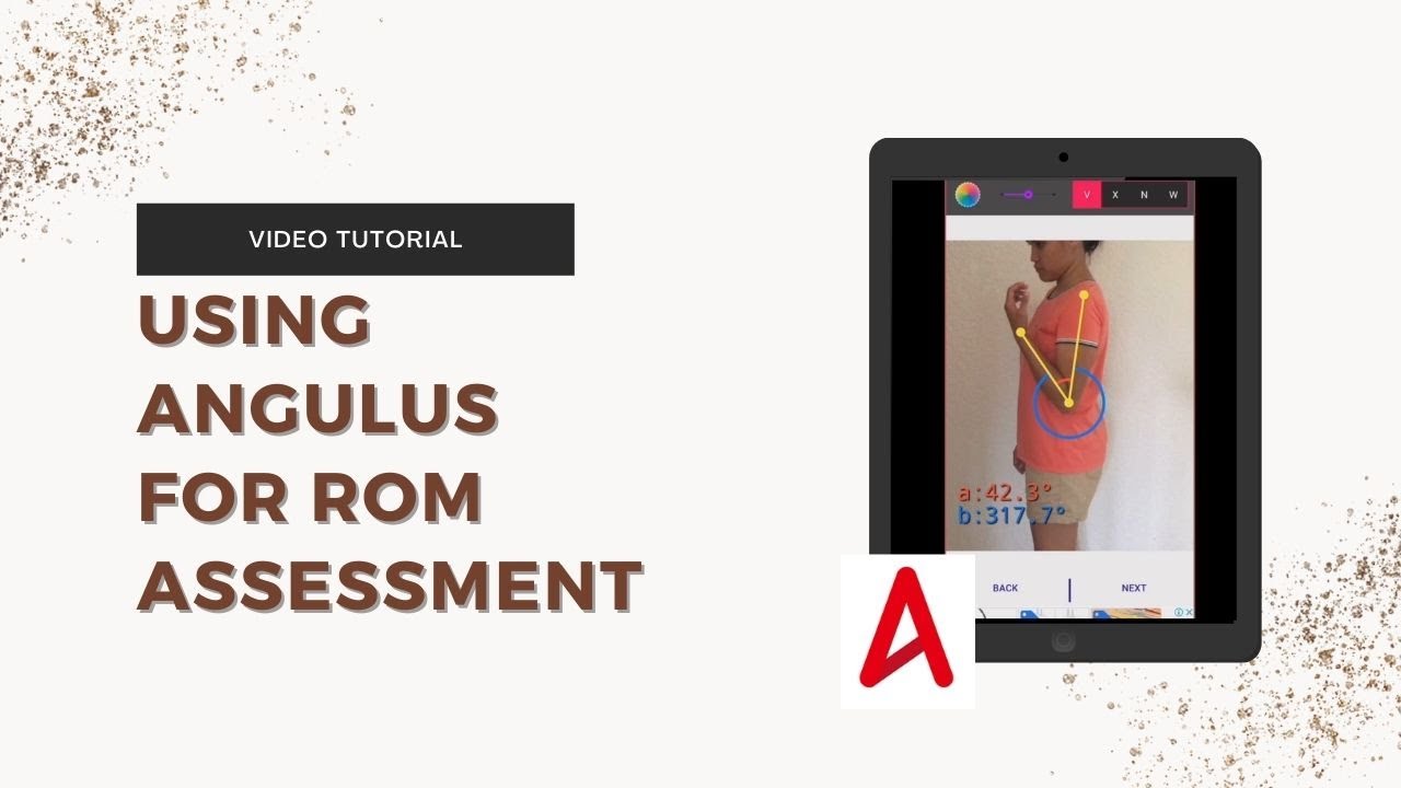 How to use Angulus app for ROM assessment - YouTube