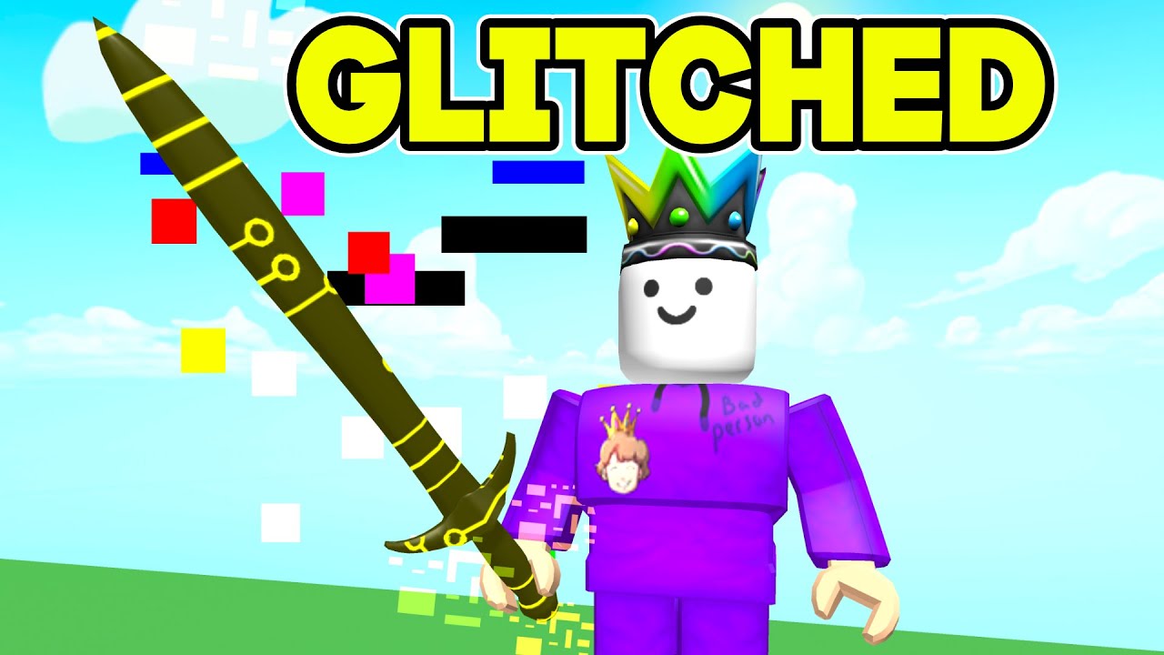 I GET GLITCHED SWORD That BREAKS The GAME In Roblox - YouTube