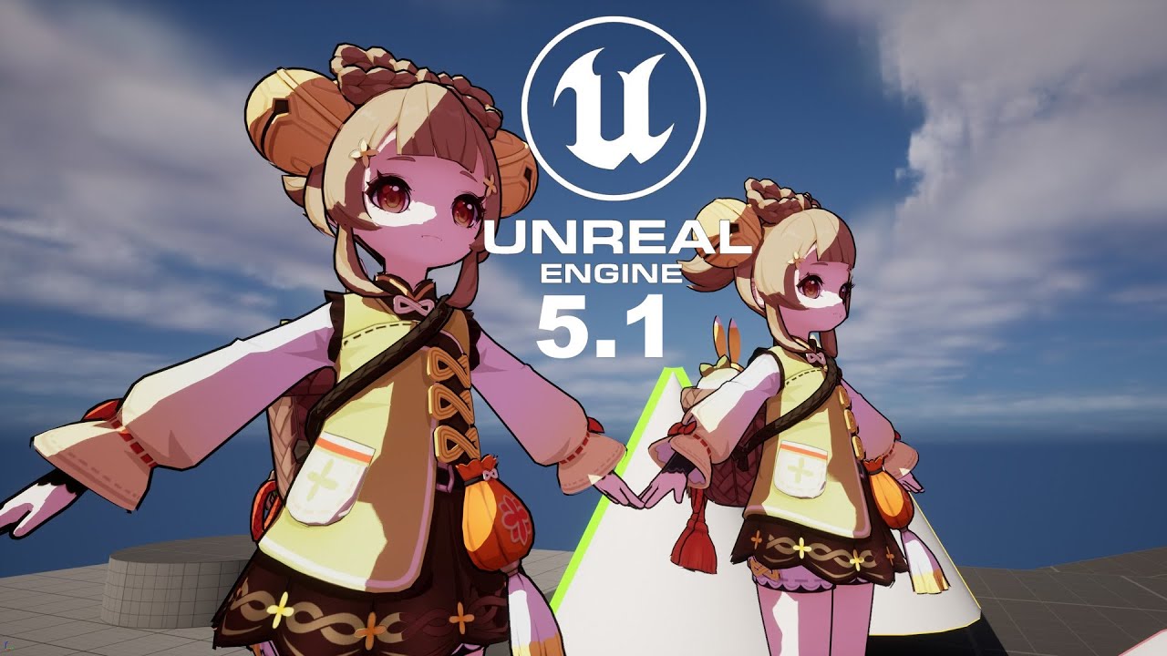 Anime Outline with Overlay Material UE5.1 - YouTube