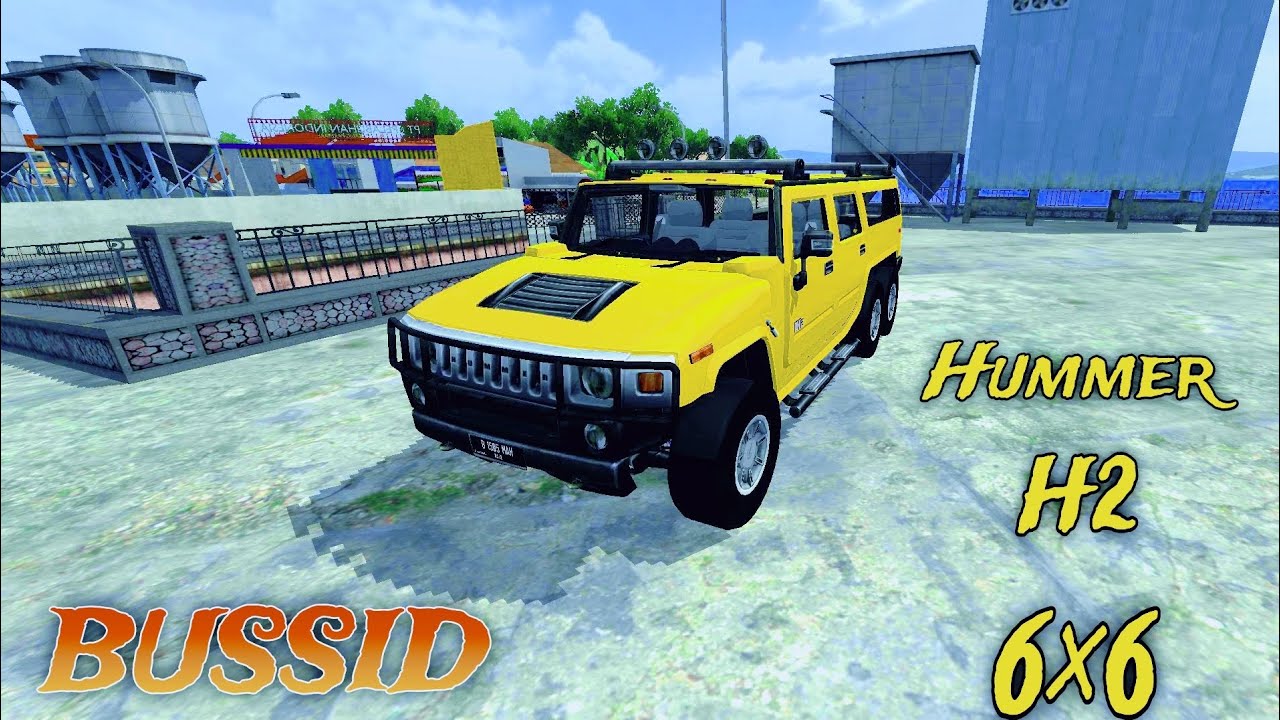 Bus simulator indonesia 🎮 Hummer H2 6×6 mod car 🚗 #bussimulator #bussid ...