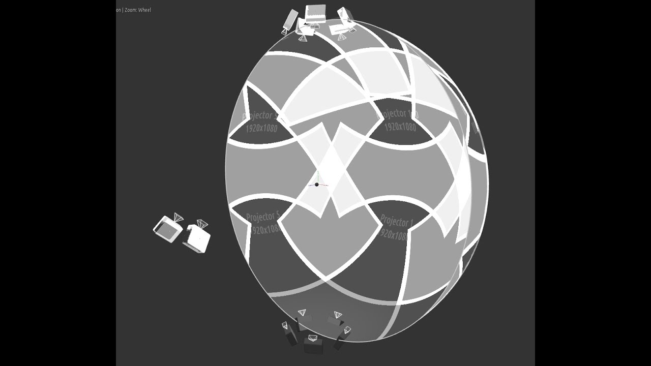 projection design Immersive display pro - YouTube