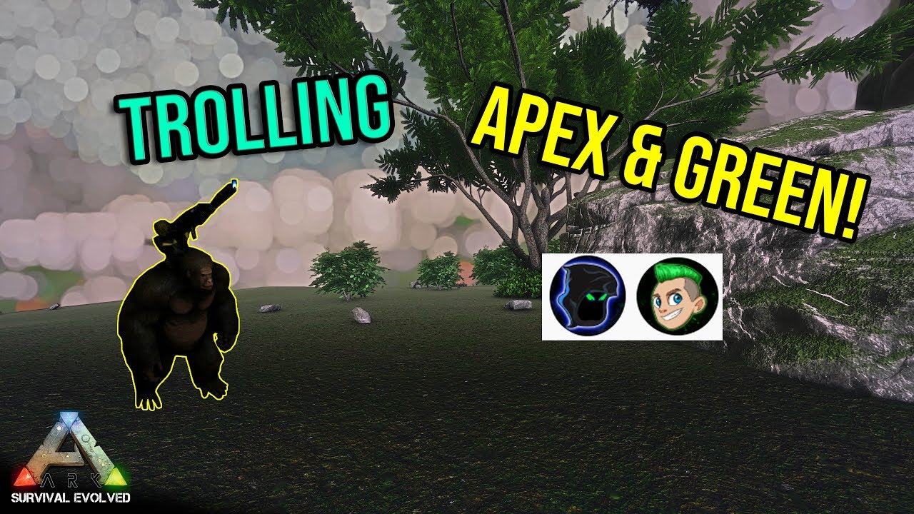 Trolling Green Mohawk & Apex On Official! | Official Small Tribes | ARK ...