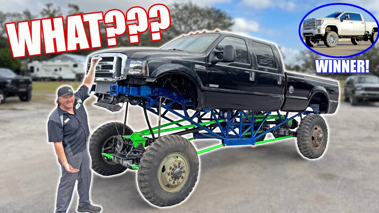 Worlds Biggest Squatted Truck!!! Winner Is Announced!!! - YouTube