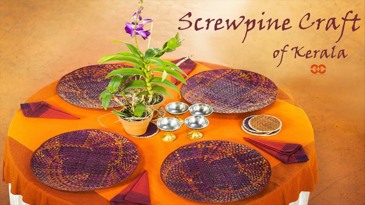 Screwpine Craft || Screw Pine Weaving || Screwpine Craft of Kerala ...