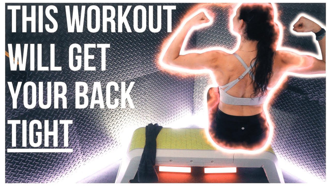 Back Sculpting Workout #1 - ONLY 15 minutes - Minimal Equipment/Space ...