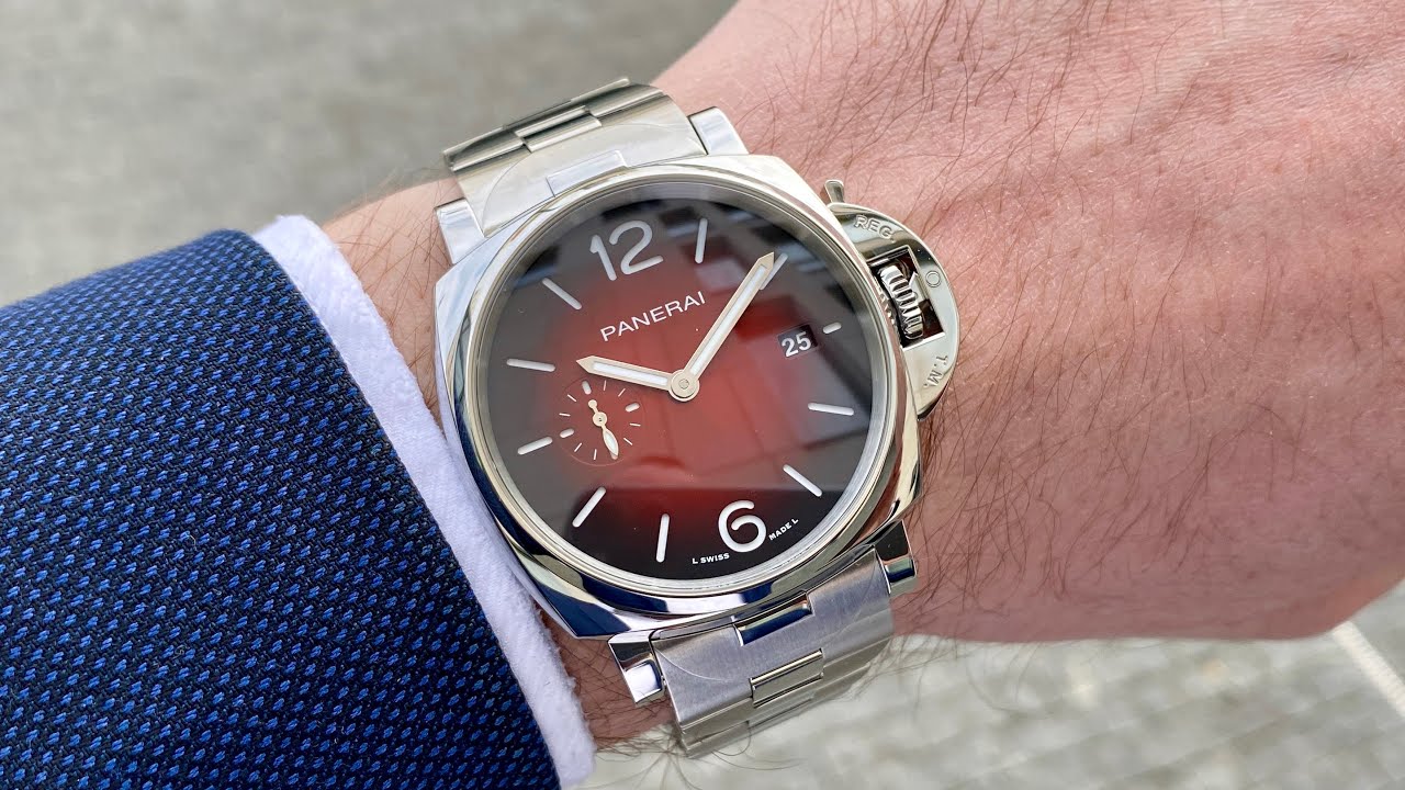 Panerai Luminor Due red 42 mm - YouTube