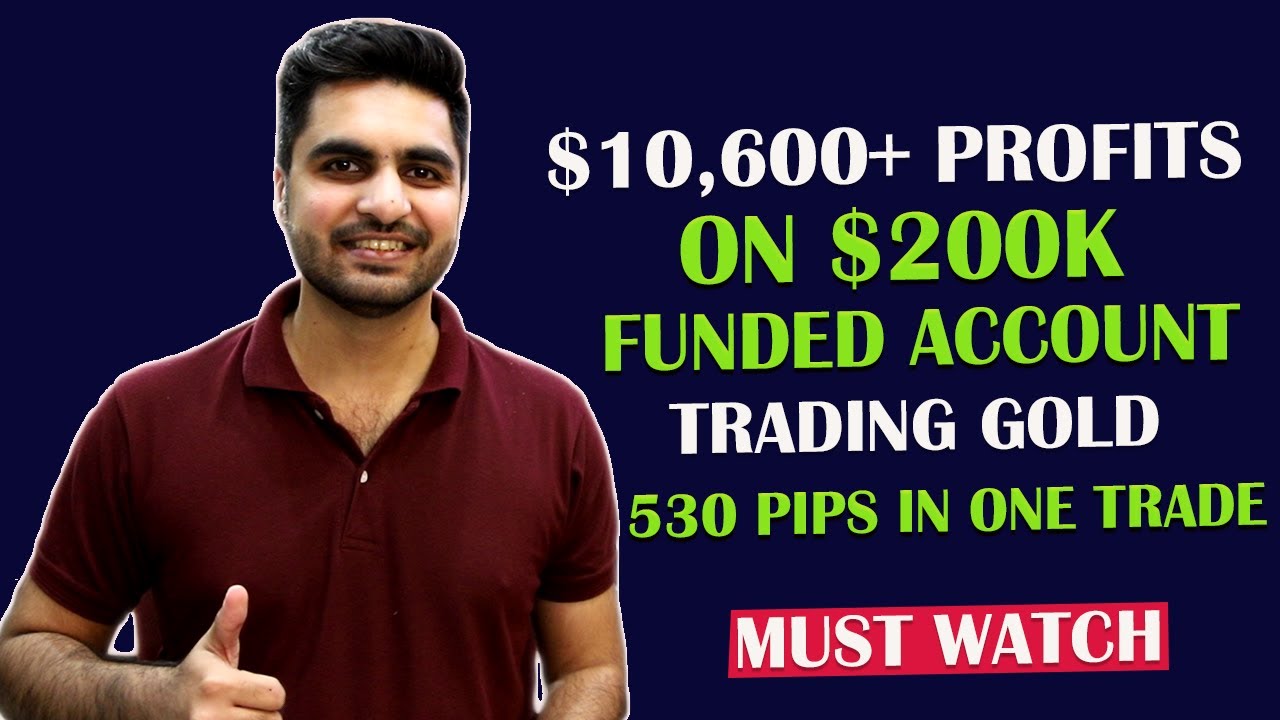 I Just Made $10,600+ On $200k Funded Account In One Trade | My First ...