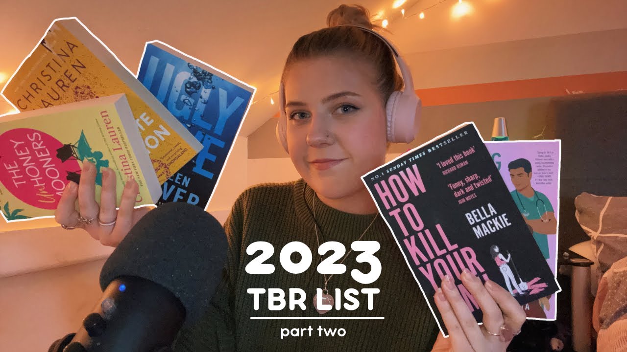 ASMR BOOK TBR part 2📚| soft whispers, book tapping - YouTube