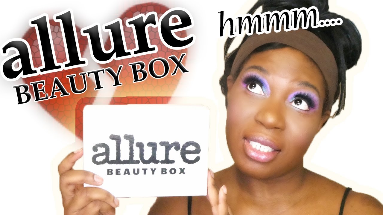 ALLURE February 2020 BEAUTY BOX!! Unboxing & Try On! - YouTube