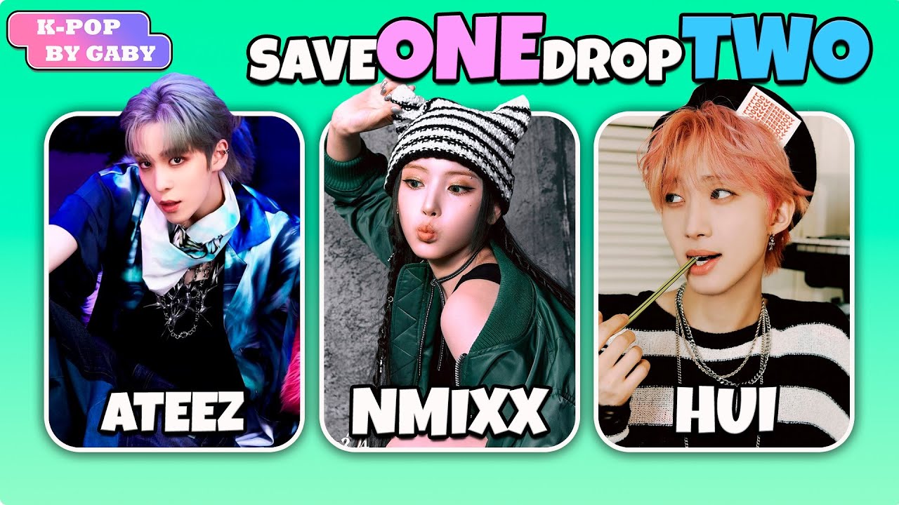 SAVE ONE DROP TWO #3 | OLD & NEW SONGS | KPOP GAME - YouTube