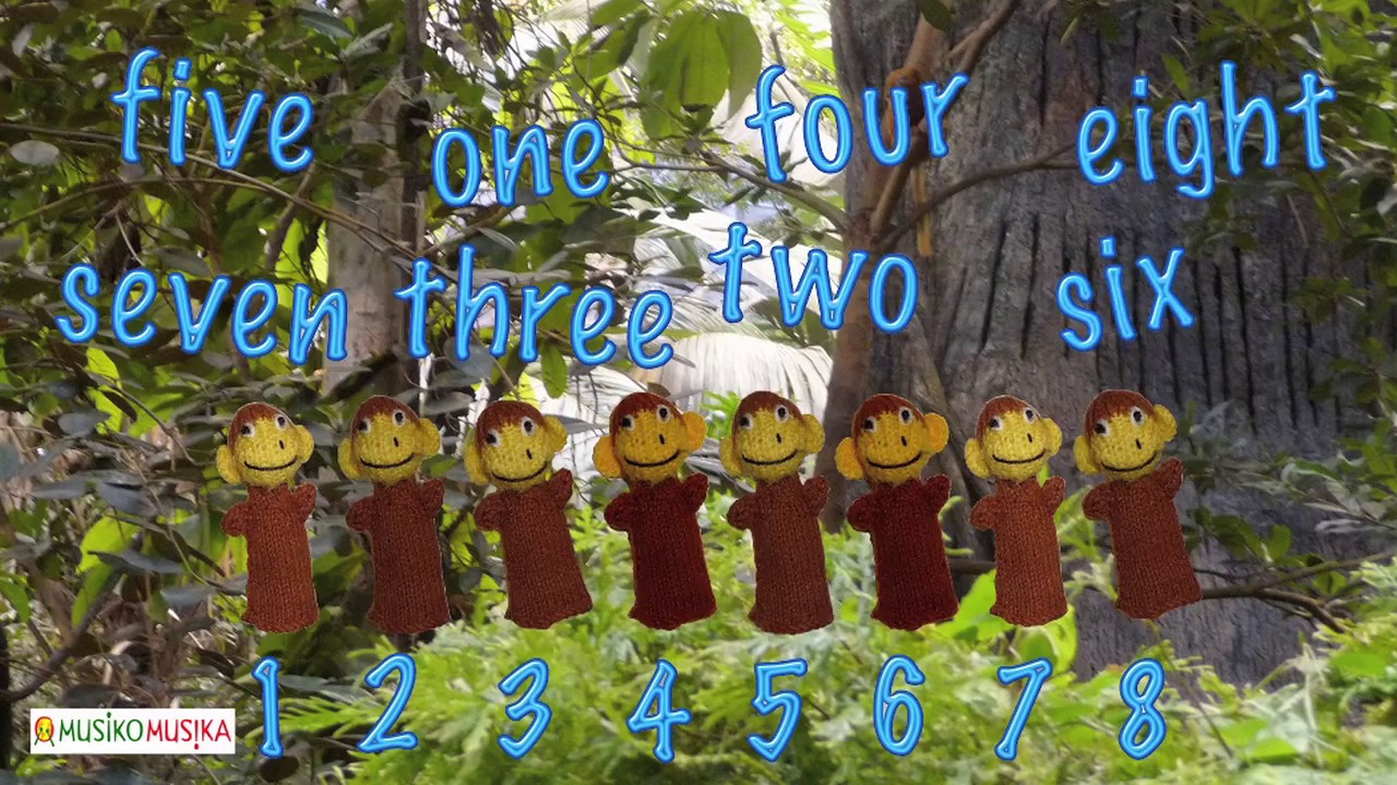 Eight Little Monkeys - YouTube