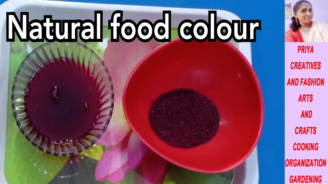 Homemade Natural Food Colors Video Recipe||నాచురల్ ఫుడ్ కలర్ |ఆర్గానిక్ ...
