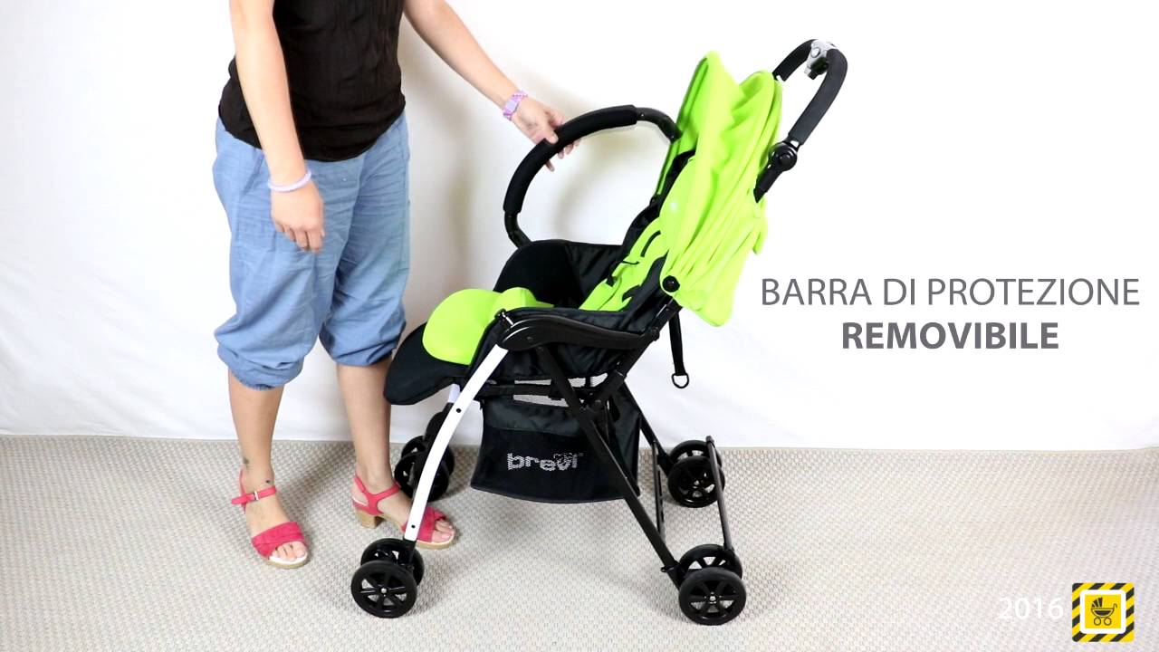 Brevi Mini Large - Recensione passeggino ultraleggero: la seduta - YouTube