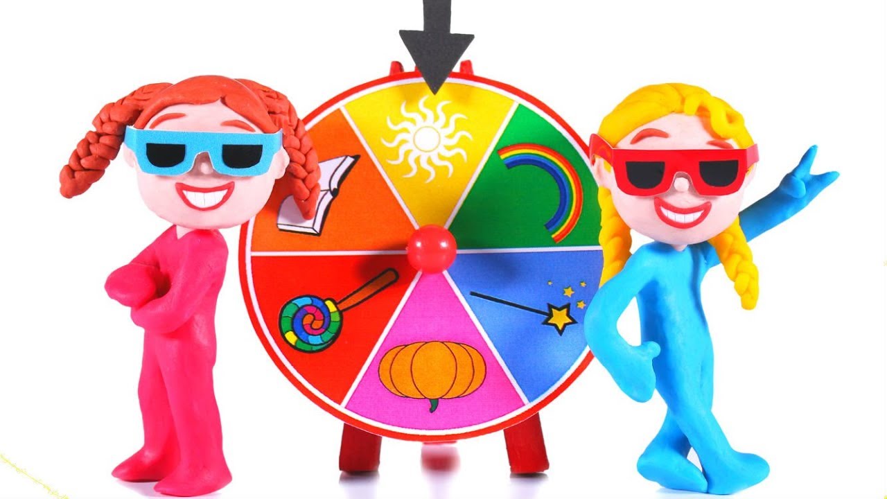 THE WHEEL OF FORTUNE WENT CREAZY SUPERHERO PLAY DOH CARTOONS FOR KIDS ...