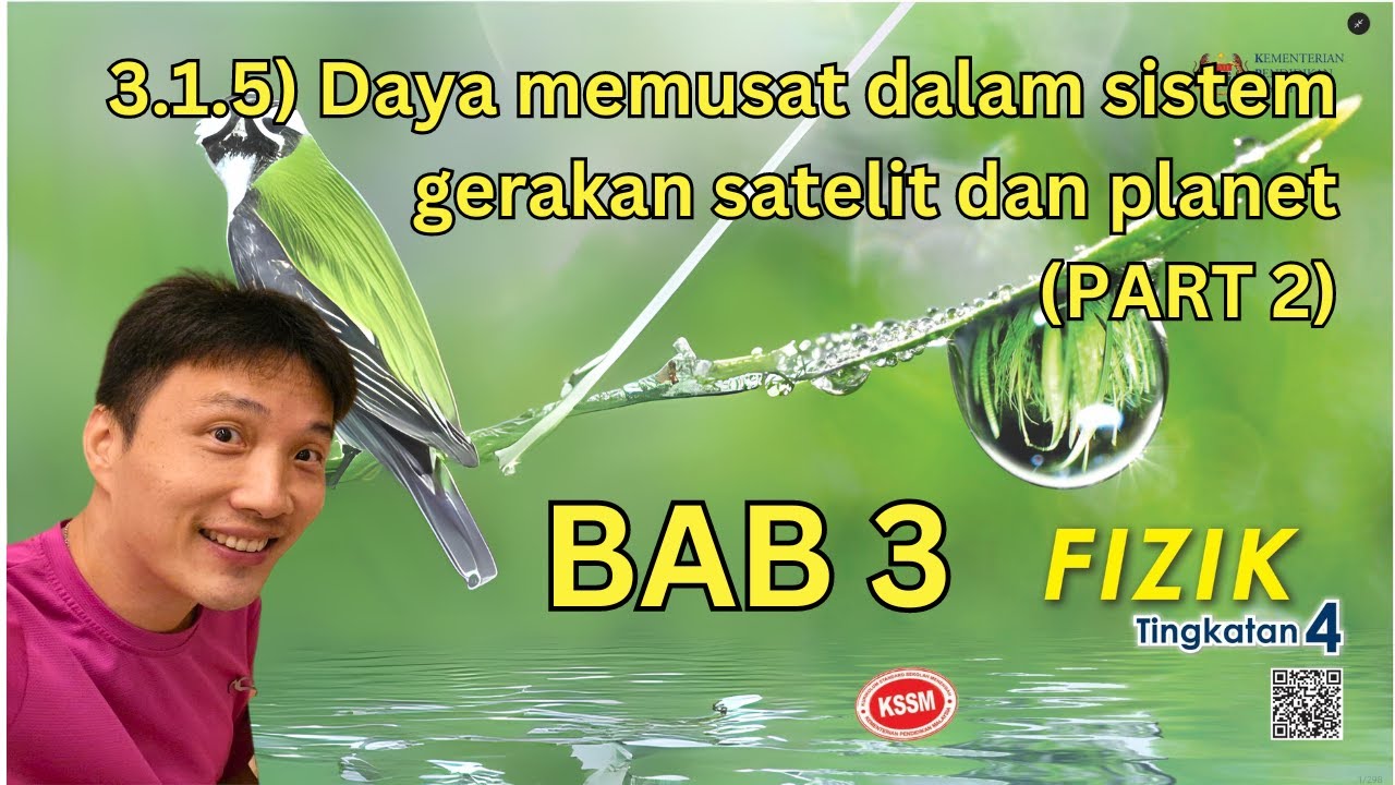 3.1.5 (P2) Daya memusat dalam sistem gerakan satelit dan planet ...