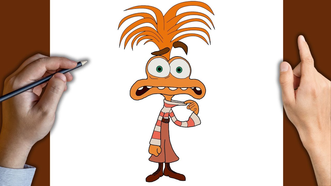 How to draw Anxiety | Inside Out 2 | Step by Step - YouTube