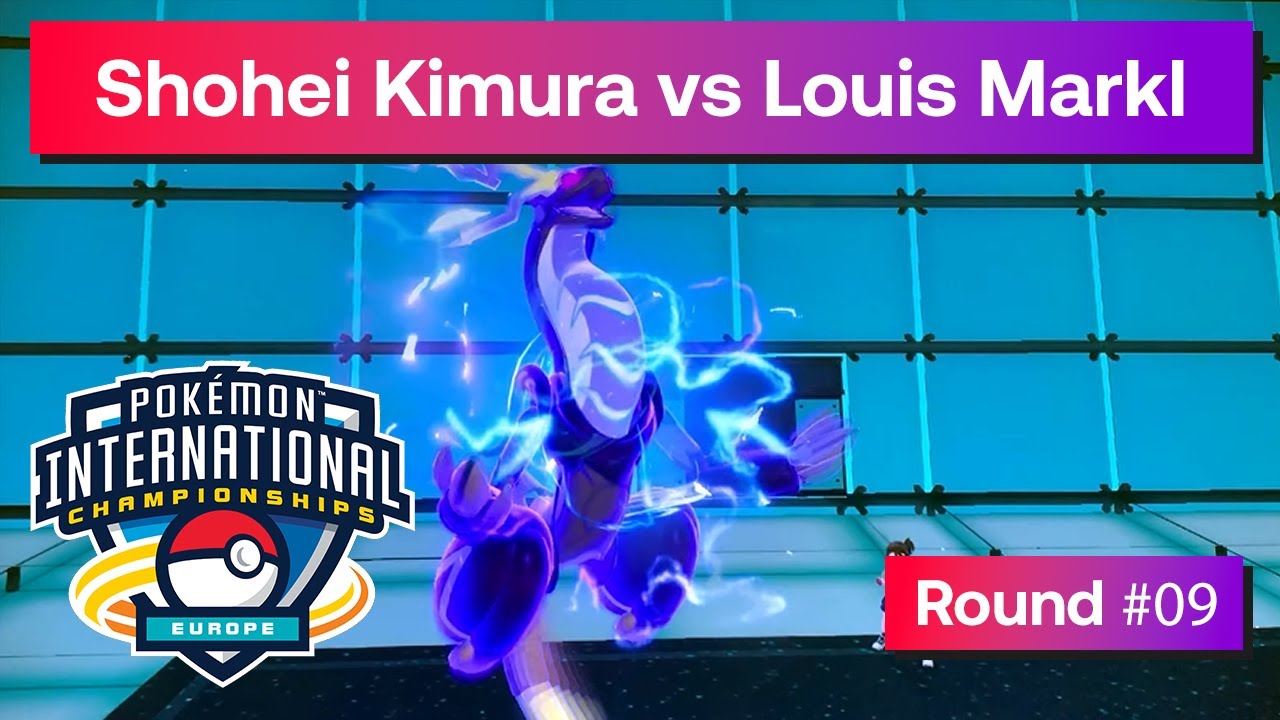 Pokémon EUIC 2025 D2 Round 9 - Shohei Kimura vs Louis Markl - YouTube