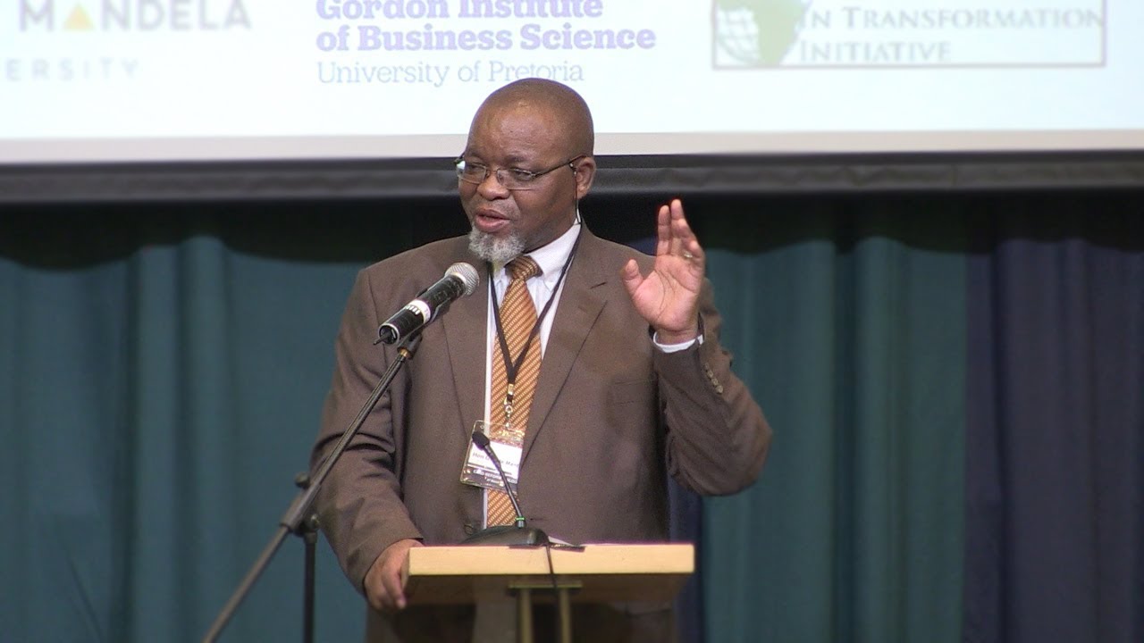 Honourable Minister Gwede Mantashe addresses the National Forum for ...
