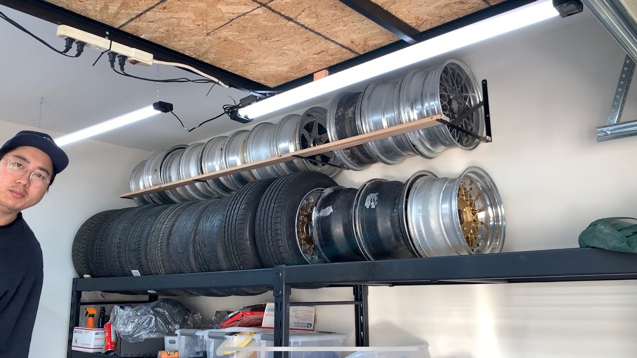 Ultimate (cheap) Wheel and Tire storage Garage Revival part 5 - YouTube