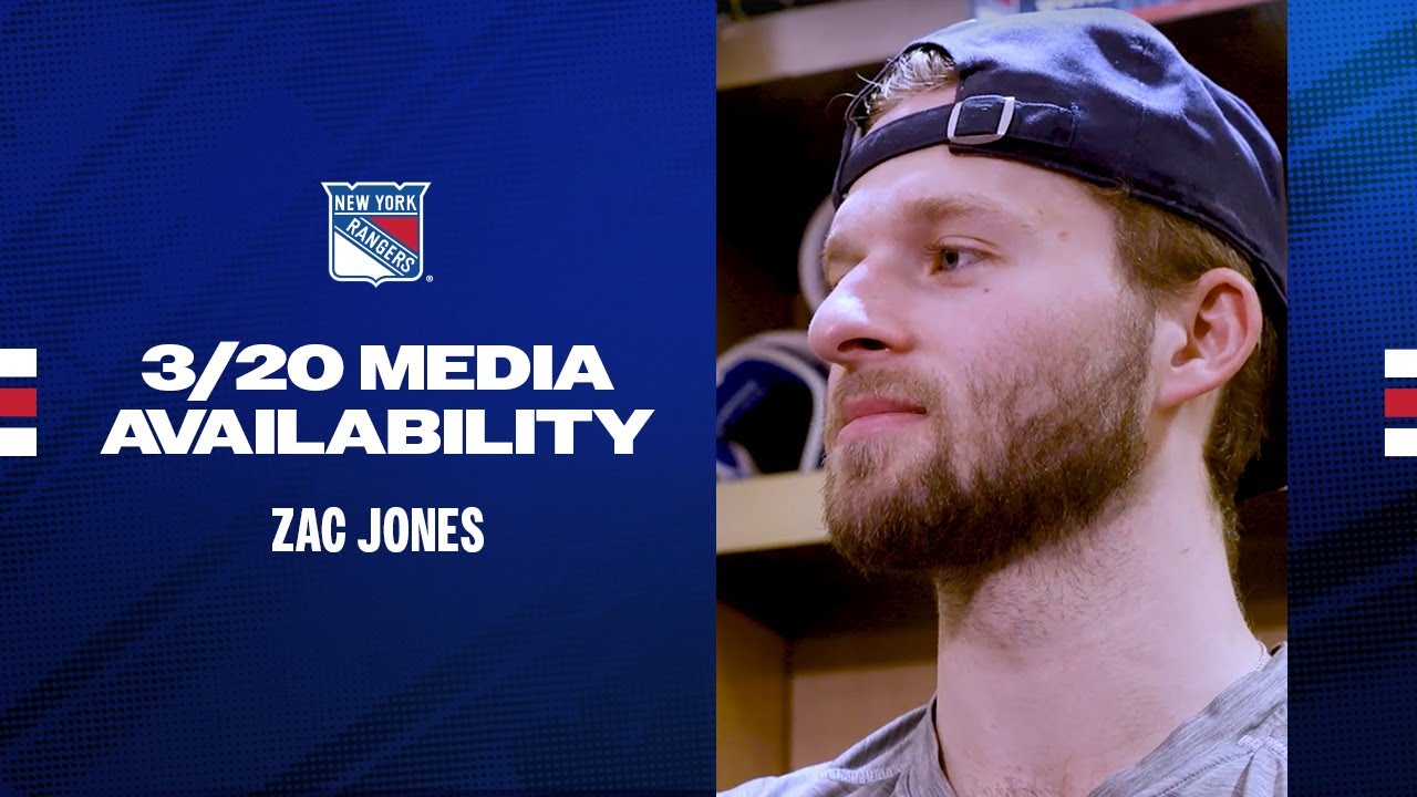 NYR vs TOR: Zac Jones Pregame Media Availability | Mar. 20, 2025 - YouTube