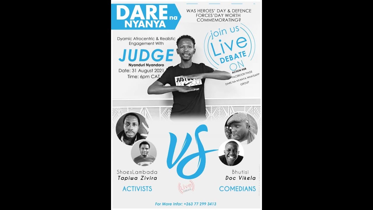 DARE naNyaNya Live Debate with Doc Vikela & Bhutisi against Tapiwa ...