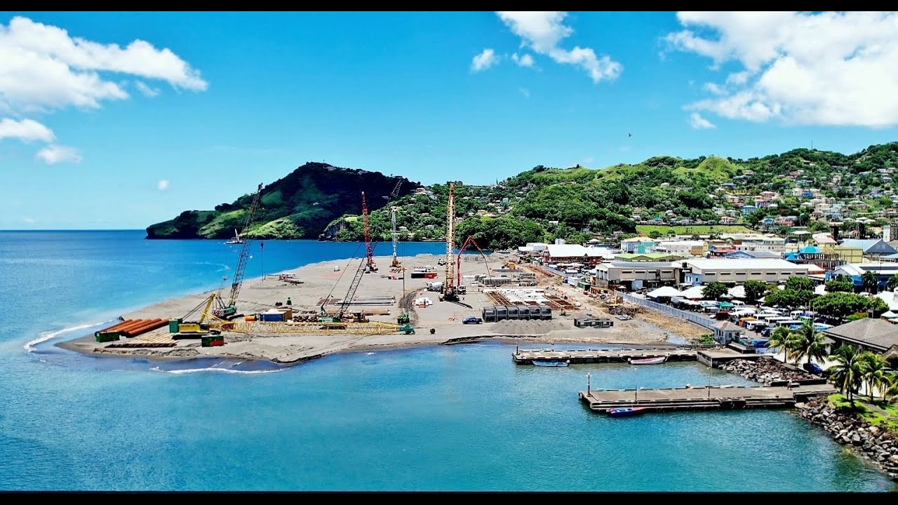 Construction of new Port in Kingstown St. Vincent & the Grenadines ...