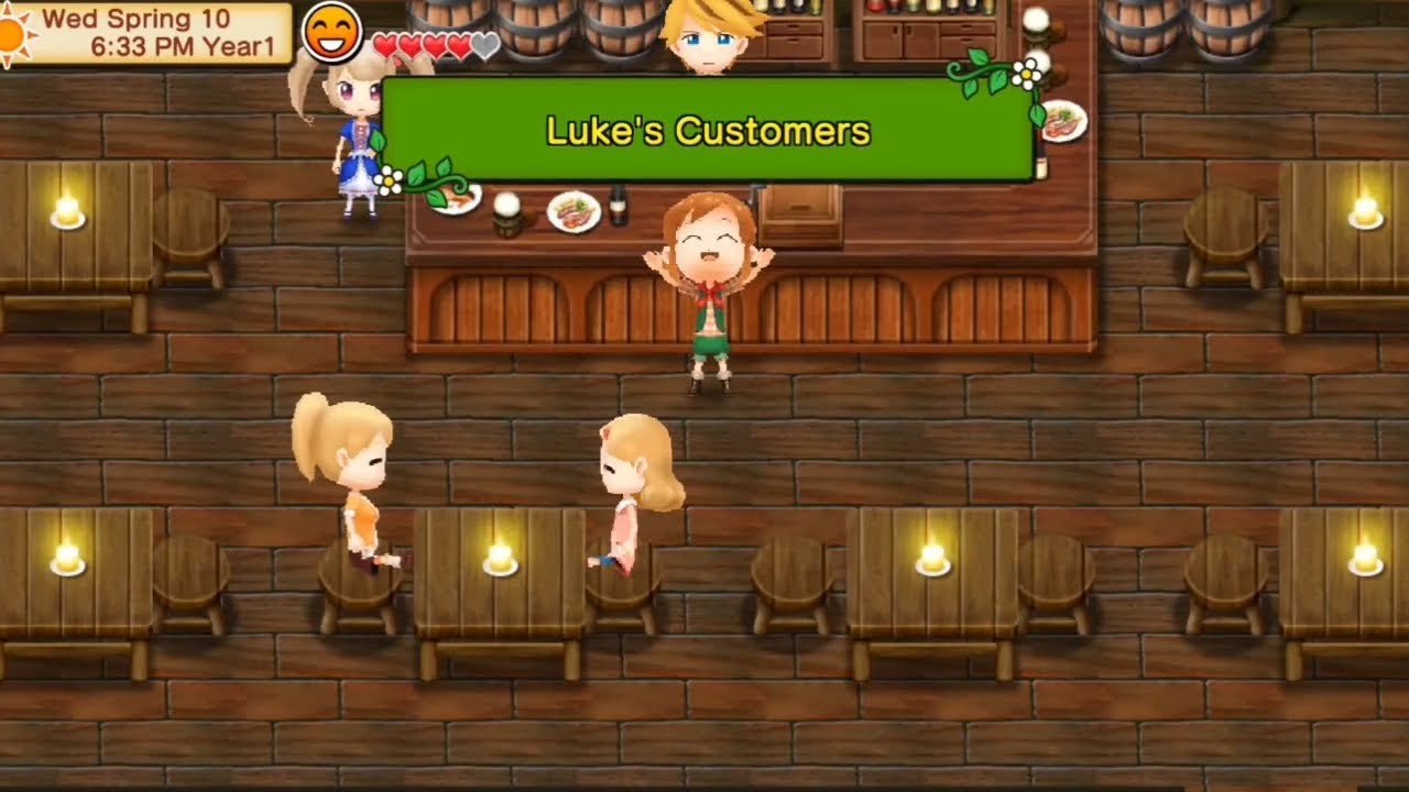 Luke's Customers - Harvest Moon: Seeds of Memories (Luke Note Event 1 ...