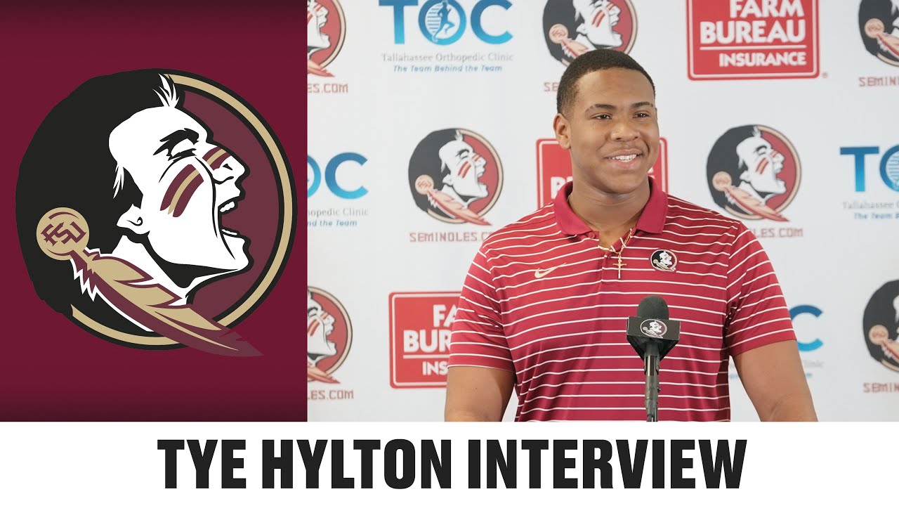 Freshman Tye Hylton | FSU Football on Versatility, Veteran Leadership ...