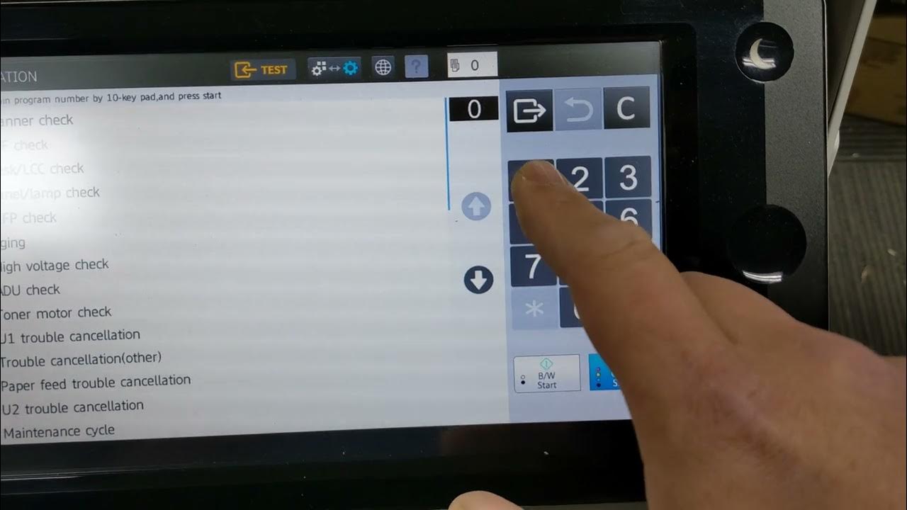 Sharp CR4/4.5 clear H4-00 error - YouTube