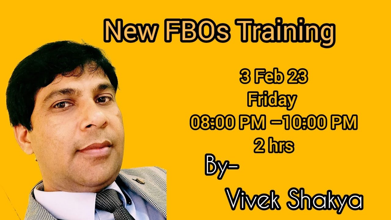 New FBO's Training - YouTube