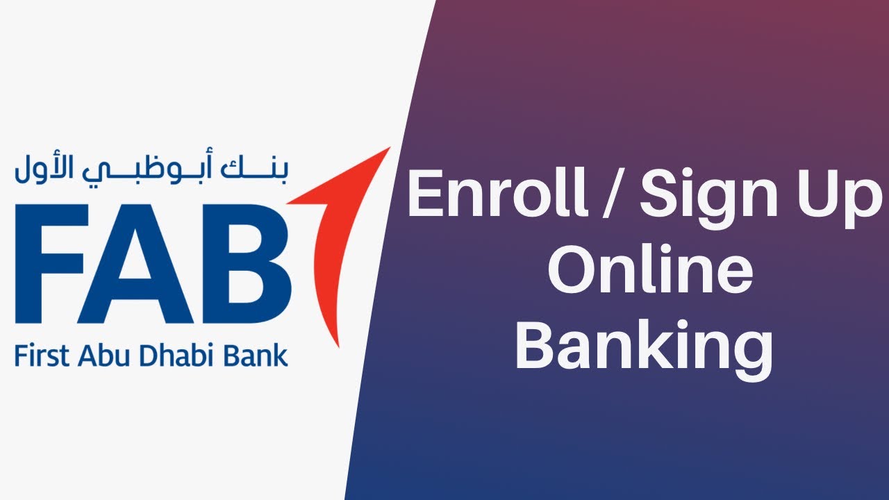 Register First Abu Dhabi Bank Online Banking | bankfab.com Login - YouTube