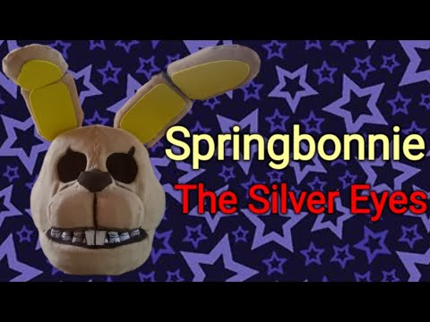 Cómo hacer la máscara de Springbonnie The Silver Eyes 🐰🔪💀🍕 (🟪 ...