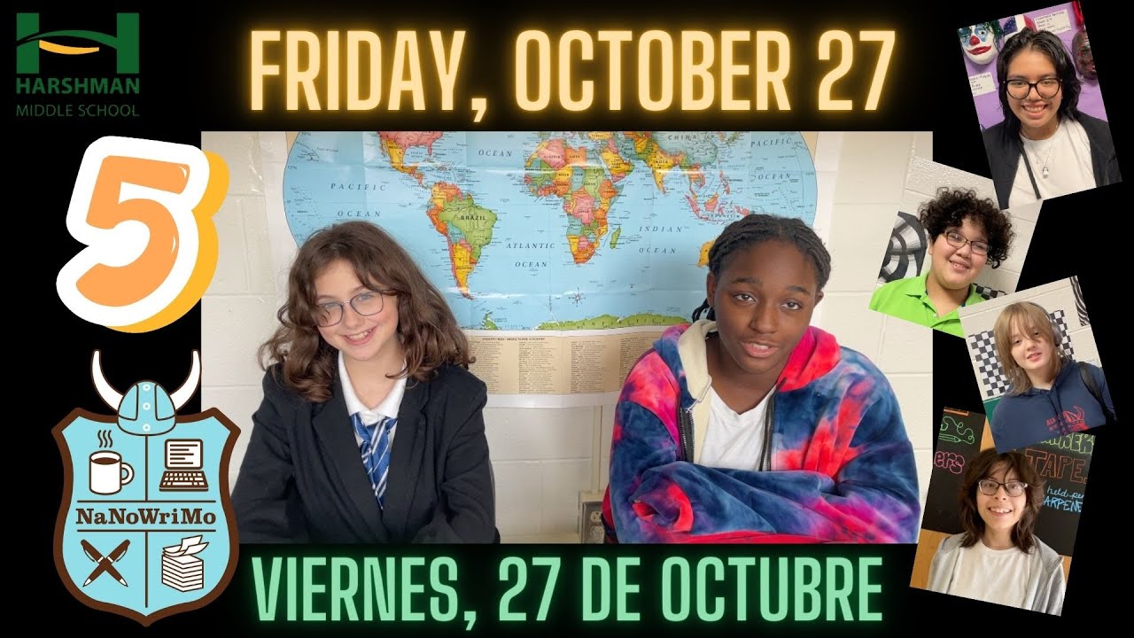 Daily Announcements: Friday, October 27, 2023 - YouTube