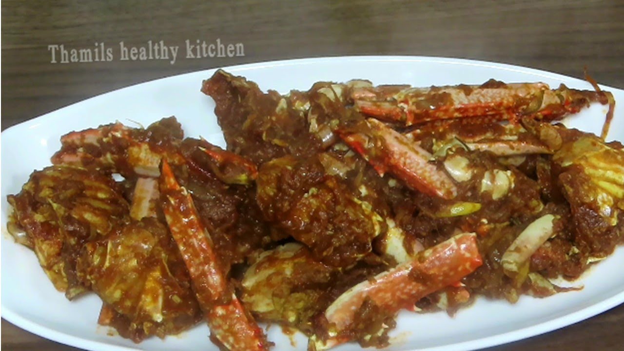 Nandu Varuval in tamilCrab Fry|nandu masala|nandu gravy|crab masala ...
