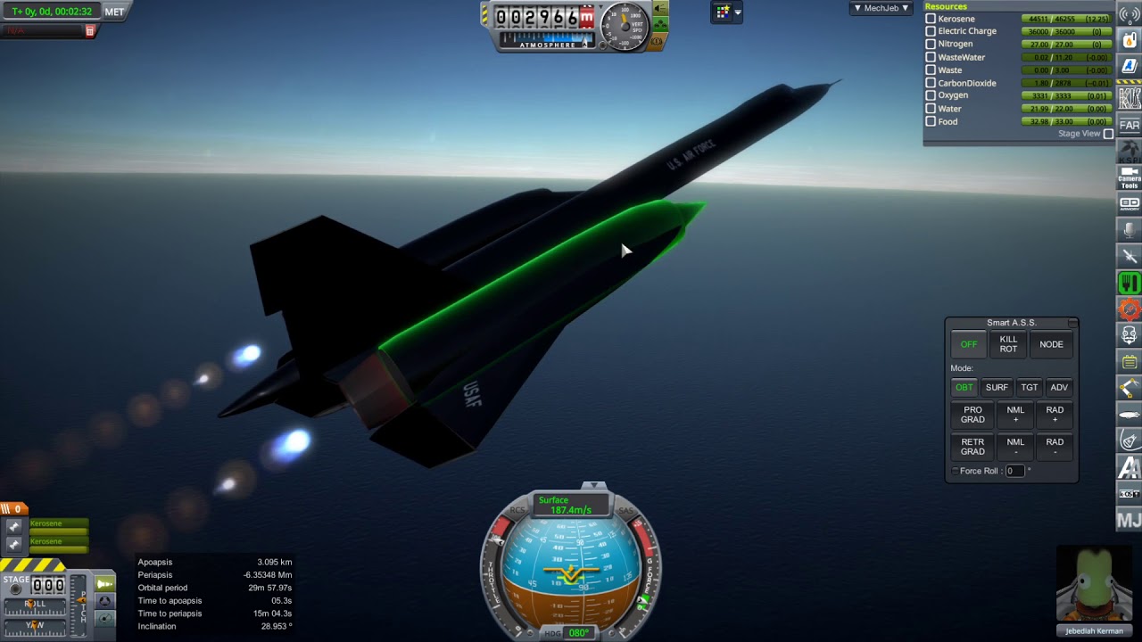 Realism Overhaul in KSP - SR-71 - YouTube