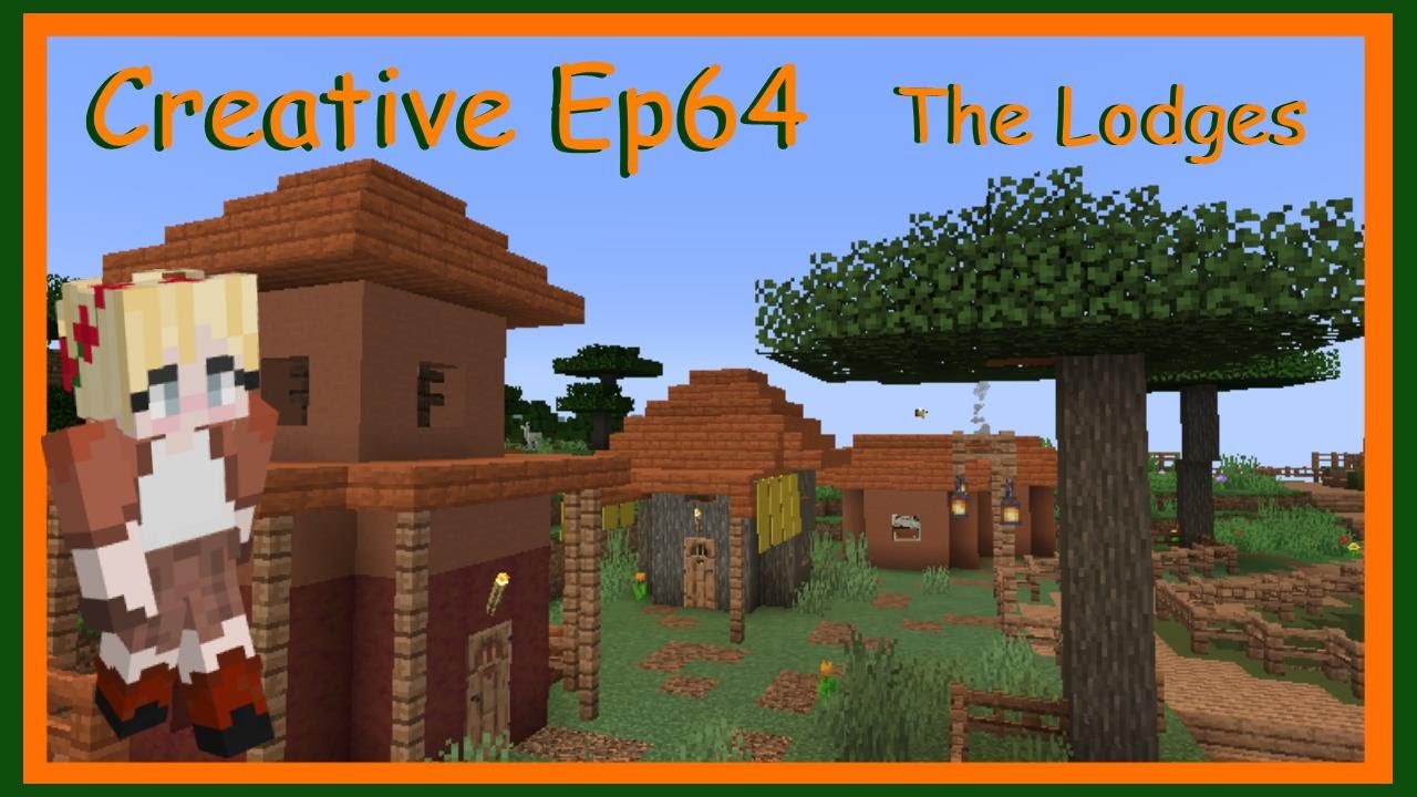 Ghost builds minecraft lodges (the zoo saga) - YouTube